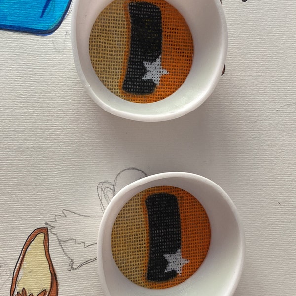 Custom Painted Toony Eyes for Costumes, (regular and Large Options ...