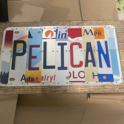 Custom License Plate Sign Last Name Custom Sign Customized Personalized ...