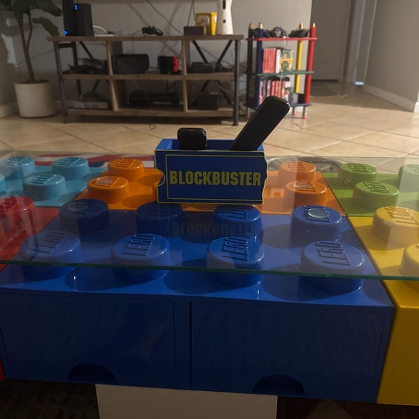 Blockbuster Logo Remote Holder – Retro Movie Night Desk & Couch ...