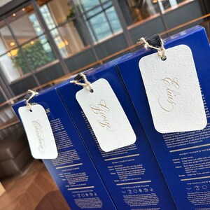 Custom Lettered Tag hand Written Names in Your Choice of Calligraphy ...