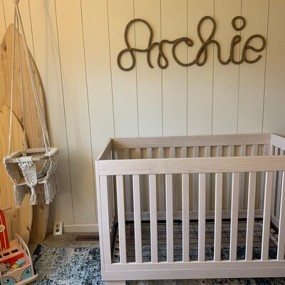 Giant Personalized Rope Wall Name for Nursery Decor, Extra Large ...