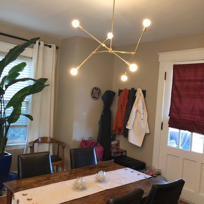 Mobile Light Chandelier Ceiling Fixtures Minimalist Mobile Chandelier ...