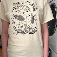 Bug Design Cotton T Shirt - Etsy Canada