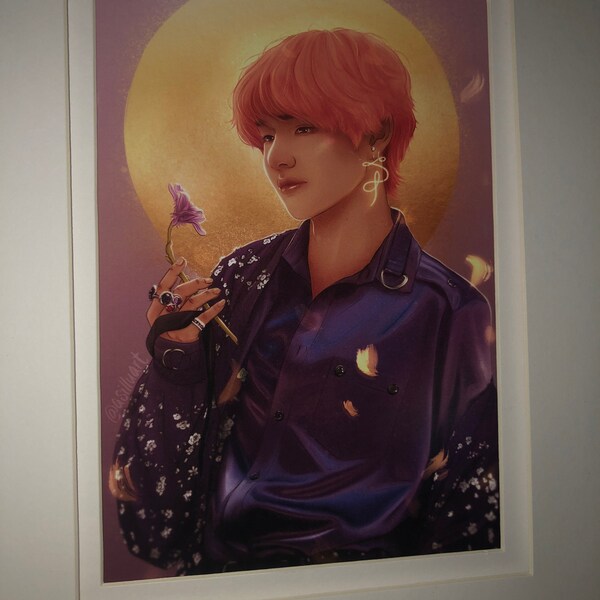 Taehyung - V - Singularity - A5/A4 Print - BTS Fan Art - Digital Art ...