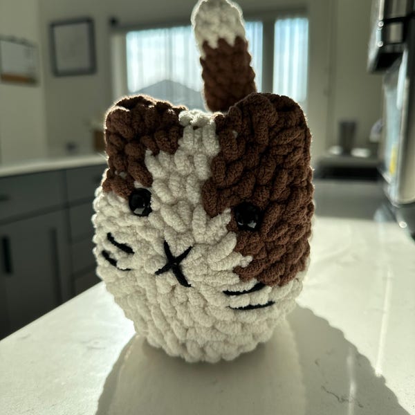 Chonky Floof Cat Crochet Amigurumi | Cute Stuffed Cat Plush | Handmade ...