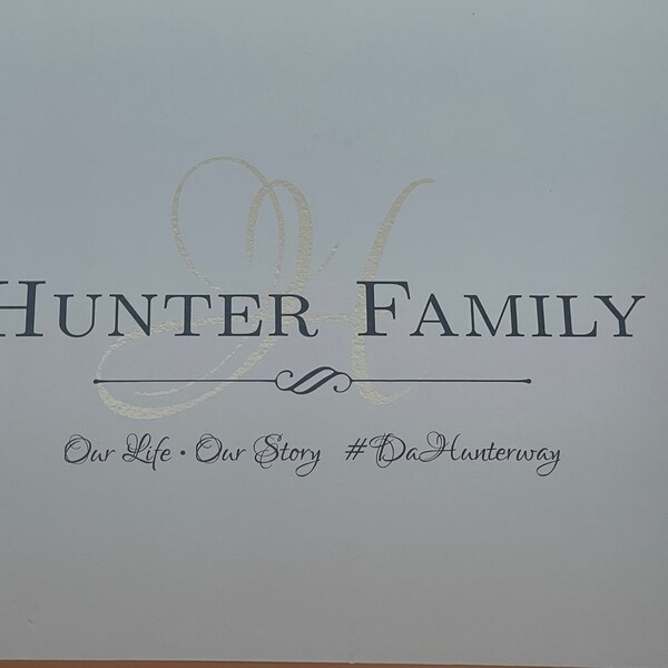 Family Name Monogram Forever for Always No Matter What-vinyl Wall Decal ...