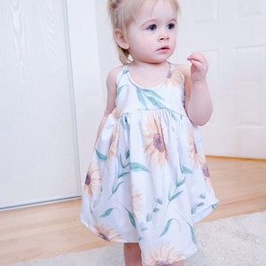 Augusta Dress and Maxi PDF Sewing Pattern, Including Sizes 12 Months 14 ...