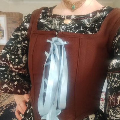 Corset Sewing Pattern Cottagecore Pattern Renaissance Milkmaid Stay ...