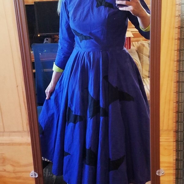 Audrey 1951 Dress ~vintage Style~ Digital A4 A0 PDF Sewing Pattern ...