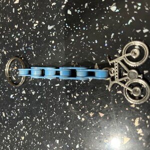 Bicycle Chain Necklace on a Black Cord Wonderful Gift for Any Bike ...