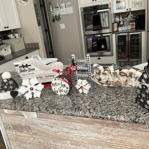 Farmhouse BUFFALO PLAID CHRISTMAS / Holiday Milk Can Decor / - Etsy