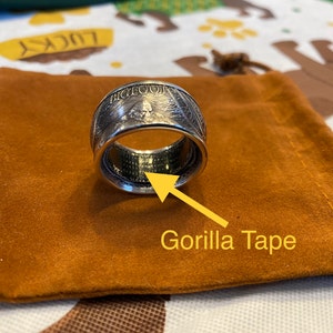 Bigfoot Sasquatch Coin Ring - Etsy