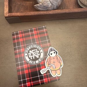 Fuzzy Alien Firefighter Sticker - Etsy