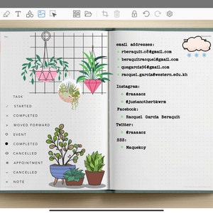 Realistic Digital Bullet Journal, Undated Digital Journal, Goodnotes ...