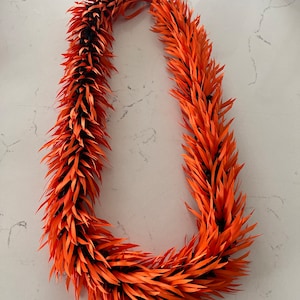 Samoan Ula Fala Inspired Ribbon Lei - Etsy