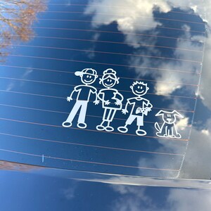 Create Your Own Stick Figure Family Decal/sticker - Etsy