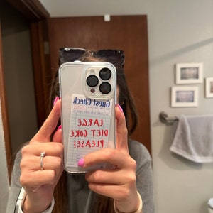 Hot Girls Drink Tequila Retro Guest Check Phone Case, Tequila, Espresso ...