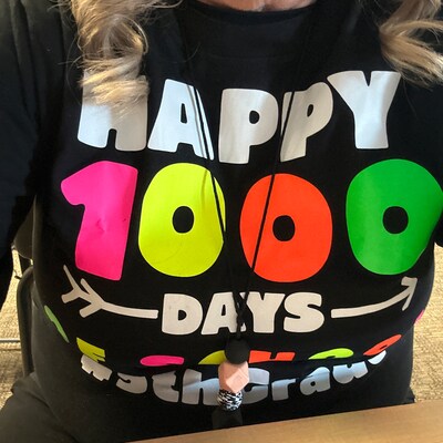 Happy 1000 Days of School SVG, 5th Grade Teacher Shirt, 1000 Days ...