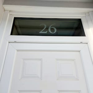 Premium Black Elegant Fanlight Door Number Black Transom - Etsy