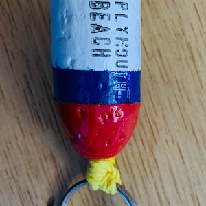 Buoy Keychain Upcycled Wine Cork, Distressed Finish - Etsy