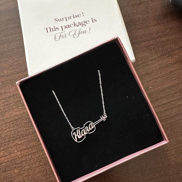 Personalized Name Clover Necklace, Four Leaf Clover,name Necklace ...