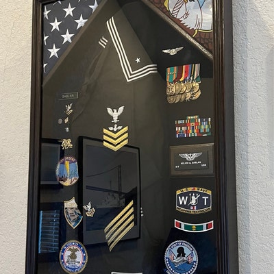 Military Uniform Shadow Box FREE SHIPPING Lower 48 States Only - Etsy