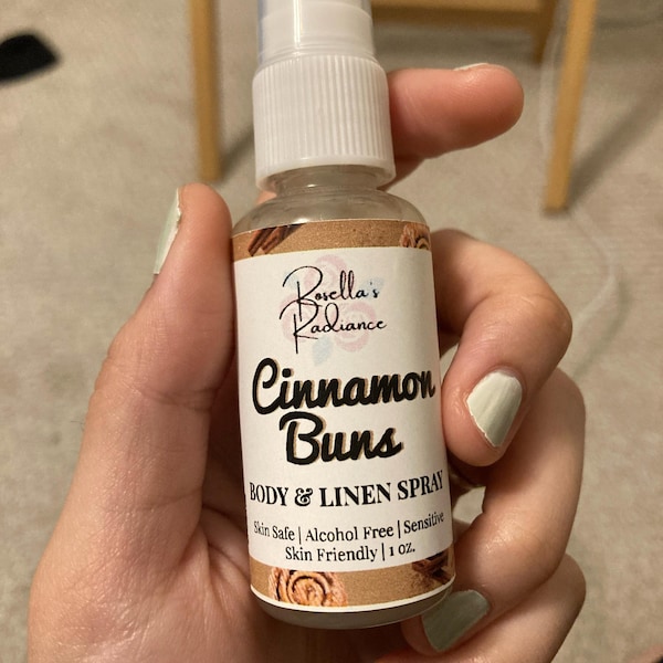 Cinnamon Buns Body & Linen Spray | Bakery Scents | Gourmand | Alcohol ...