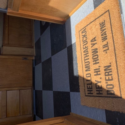 Lil Wayne Doormat, Welcome Mat Lil Wayne, Funny Doormat, Hello ...
