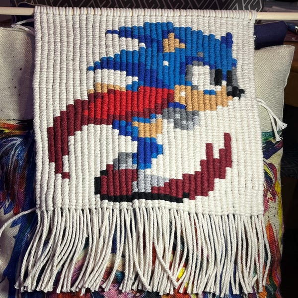 Knuckles From Sonic the Hedgehog 3 Cross Stitch Pattern PDF Instant ...
