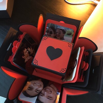 Exploding Gift Box Shell W/ Bonus Gift Box Explosion Gift - Etsy Australia