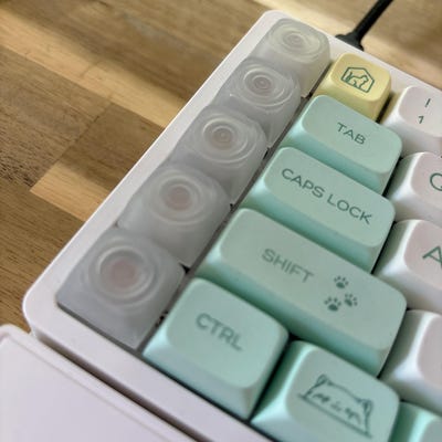 DES Keycap Set, Ergonomic Sculpted Keycaps - Etsy