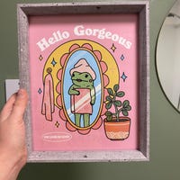 Cute Retro Poster, Squeeze the Day Print, Retro Positivity Quote Wall ...