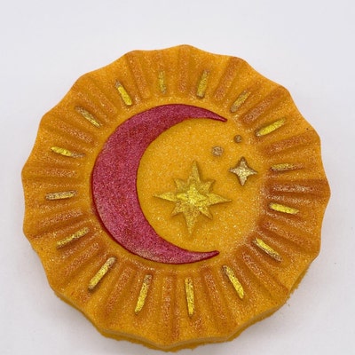 Celestial Moon Mold Bath Bomb Mold Soap Mold Wax Mold Plastic Mold ...