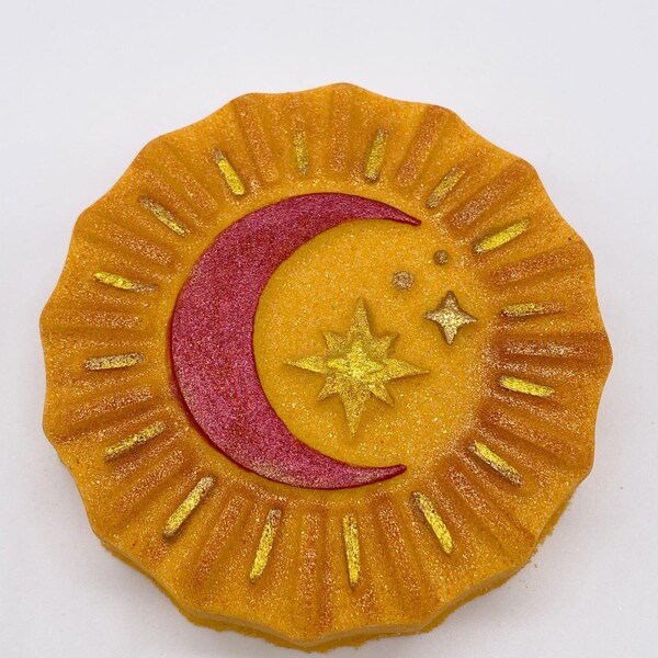 Celestial Moon Mold | Bath Bomb Mold | Soap Mold | Wax Mold | Plastic ...