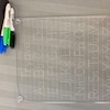 Acrylic ABC Dry Erase Letter Tracing Board Kids Homeschool - Alphabet ...