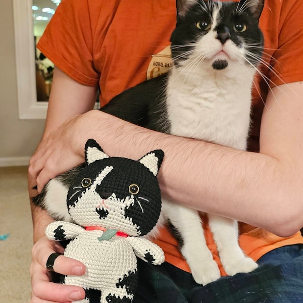 Custom Cat Plush, Custom Stuffed Cat, Cat Stuffed Animal, Custom ...