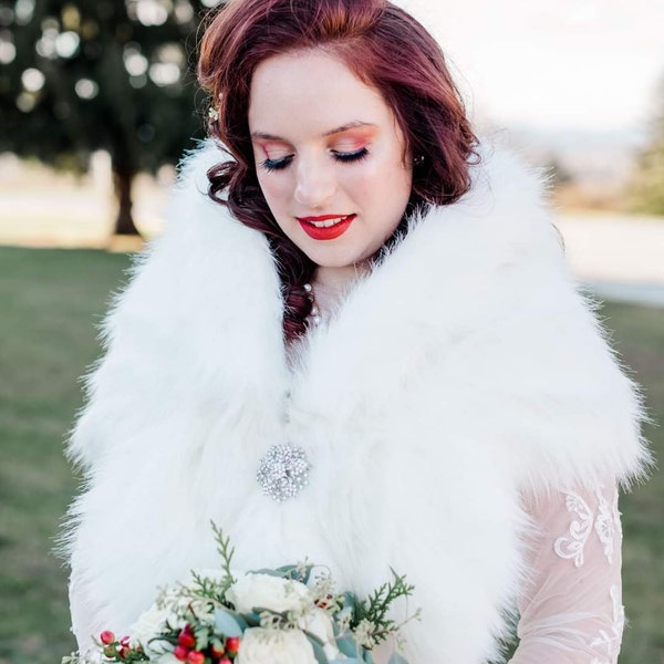 Bridal Muff, Ivory Fur Muff, Bridal Fur Muff, Ivory Fur Hand Warmer ...