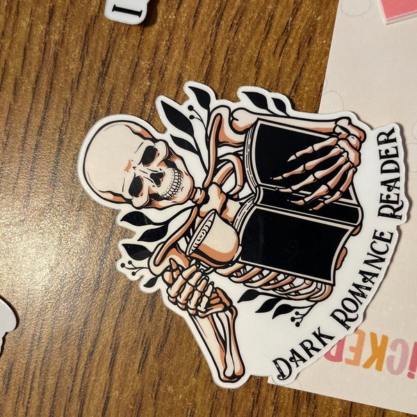 Dark Romance Reader Sticker Book Trope Sticker Kindle Sticker Notebook ...