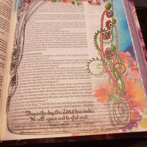 Journaling Bibles Pink Journaling Bible Creative Journaling Bible Gift ...