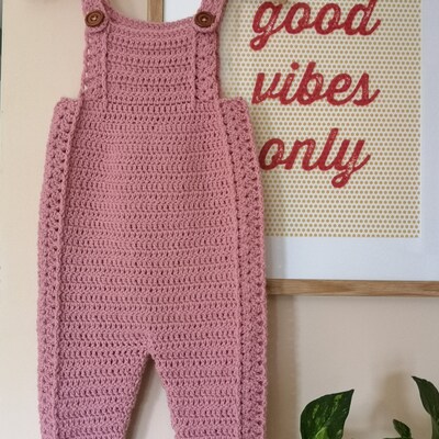 Crochet Pattern Baby Overalls Newborn to 24 Months - Etsy