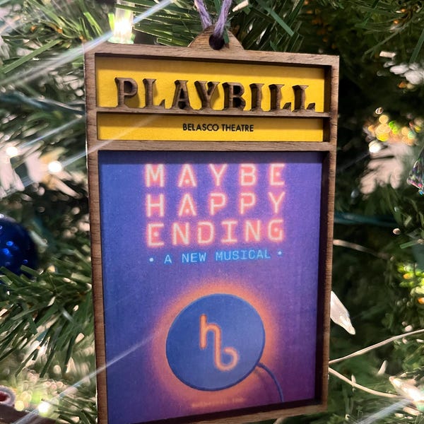 Playbill Inspired Broadway Ornament - Etsy