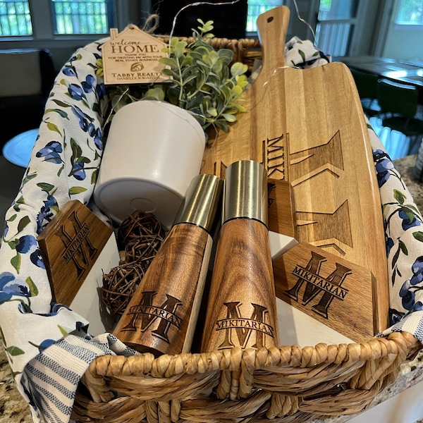 Housewarming Realtor Closing Gift Basket, Gift Basket for New Home ...