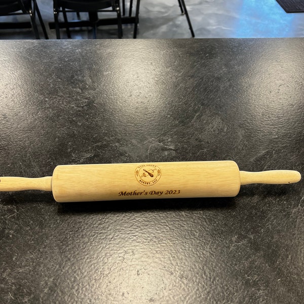 Personalized Rolling Pin - Real Hardwood - Personalize, Customize ...