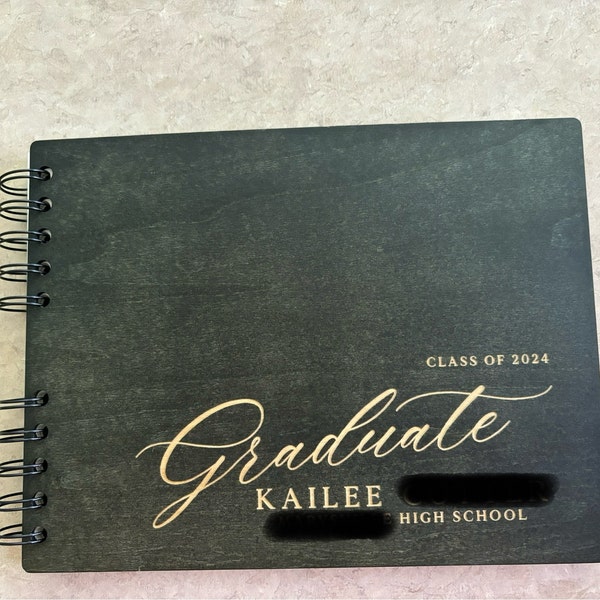 Graduation Guest Book, Graduation Book, Photo Book Junior High School ...