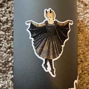 Bat Sticker / Bumper Sticker / Vinyl Sticker / Vintage Image / - Etsy