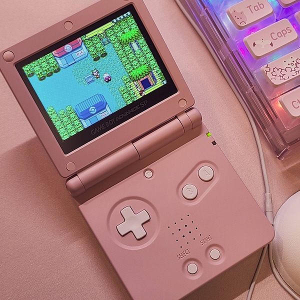 Gameboy Advance SP IPSV5 3.0 Inch HD 720*480 Retro Pixel Backlit Custom ...