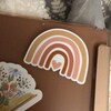 Boho Rainbow Sticker Hand Drawn Boho Rainbow Sticker for Laptop, Water ...