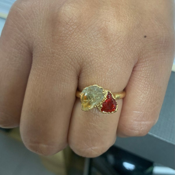 Birthstone Ring Gift for Mothers Day Gift Push Present Jewelry Gift for ...