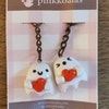 Couple Keychains - My Boo - Matching Ghost Charms - Etsy