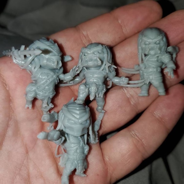 Chibi - Predator Team - 3d Printed Miniatures - Etsy